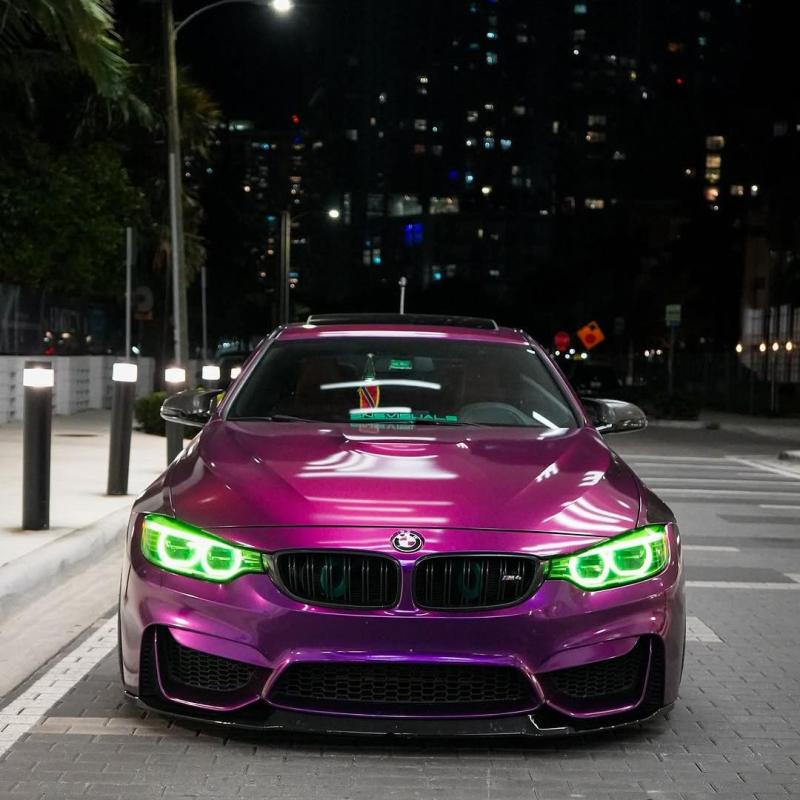 Super Gloss Grape Purple Car Wrap | Metallic Grape Purple Vinyl Wraps