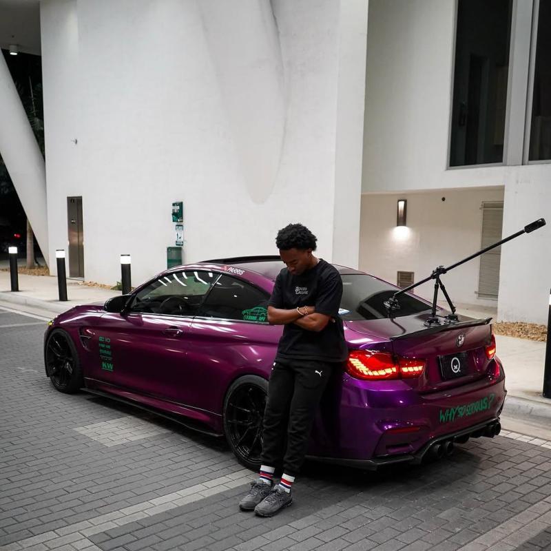 Super Gloss Grape Purple Car Wrap | Metallic Grape Purple Vinyl Wraps