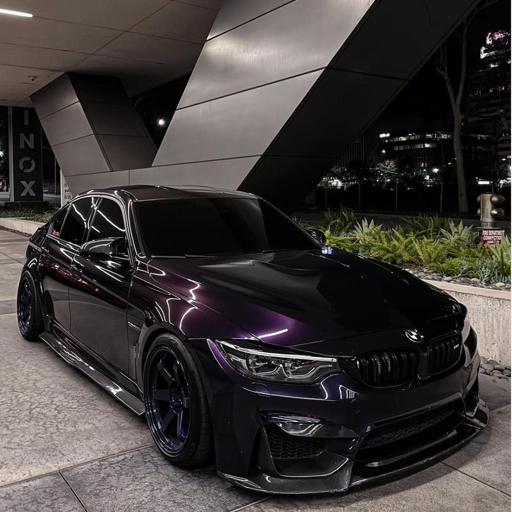 Gloss Ghost Midnight Purple Car Wrap | Metallic Ghost Midnight Purple ...