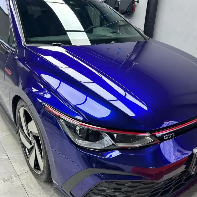 Gloss Royal Blue Vinyl wrap | Metallic Royal Blue Car Wraps - ALUKOVINYL