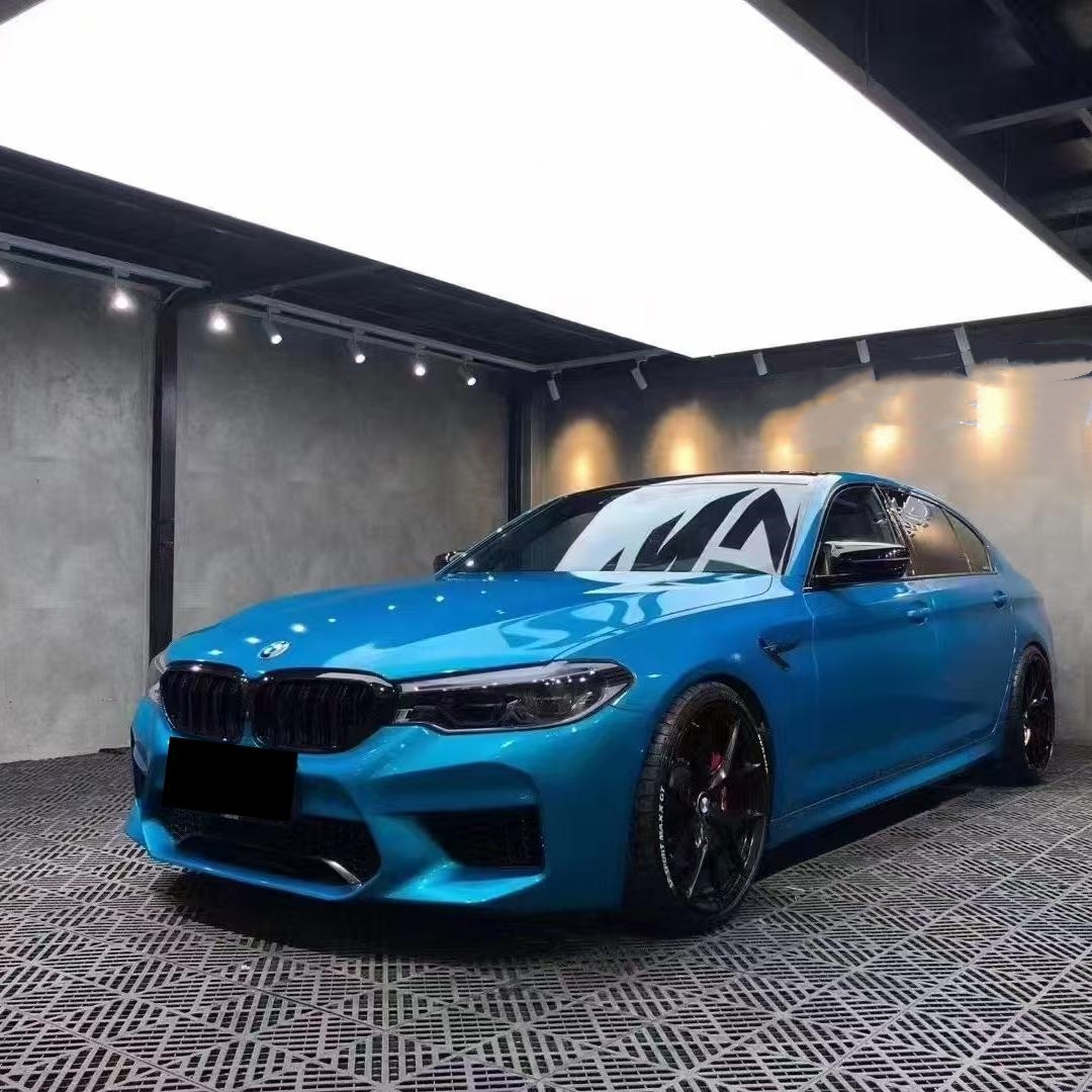Gloss Atomic Teal Vinyl Wrap | Metallic Atomic Teal Car Wraps - ALUKOVINYL