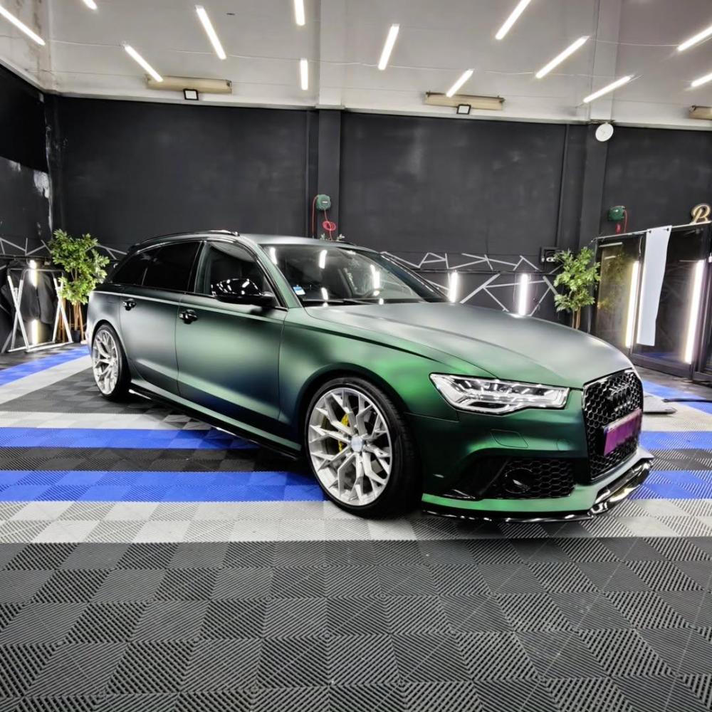 Matte Venom Green Wrap | Metallic Chrome Venom Green Car Vinyl - ALUKOVINYL