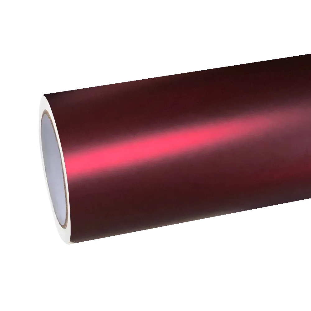 Chrome Metallic Romani Red Vinyl| Romanee Red Vinyl Wraps -ALUKOVINYL