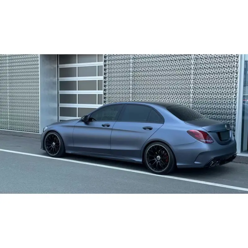 Matte Racing Blue Car Wrap | Metallic Racing Blue Vinyl Wraps - ALUKOVINYL