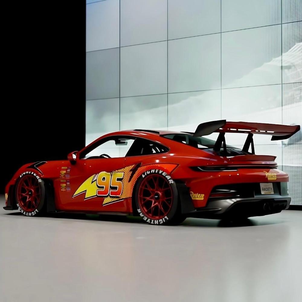 Livery Lightning McQueen Custom Vinyl Wrap| Aluko Lightning McQueen Car ...