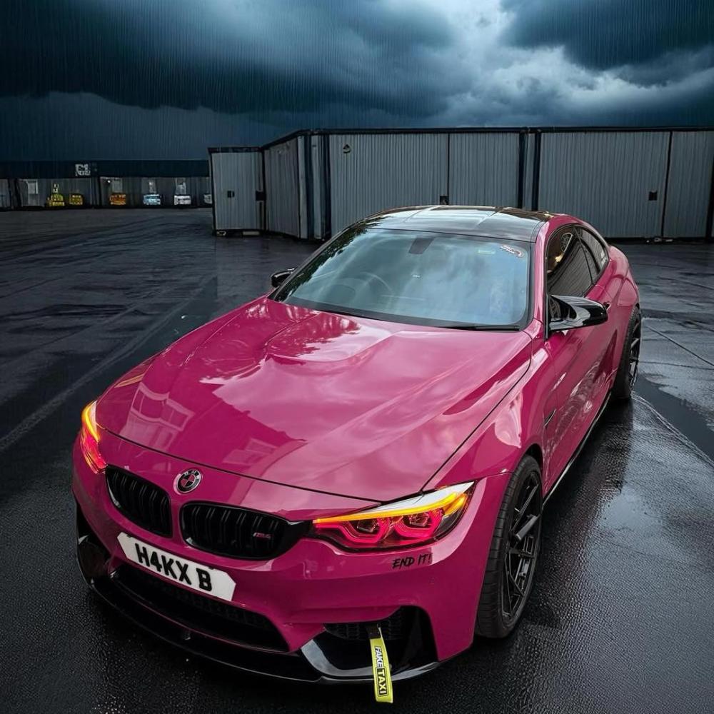 Best Gloss Ruby Star Red Wrap | Ruby Star Vinyl Wraps - ALUKOVINYL