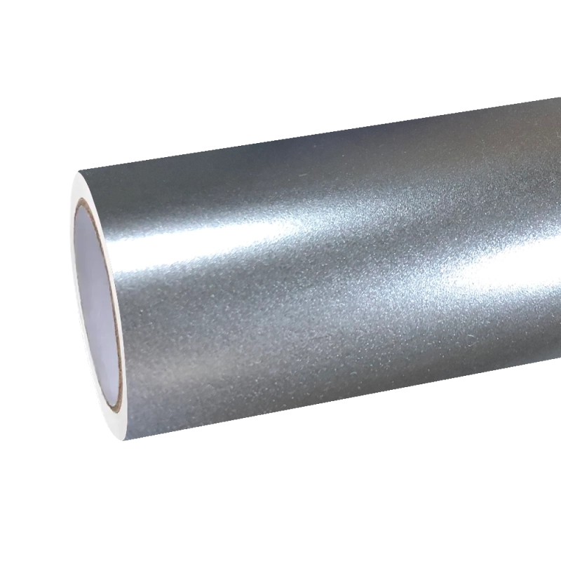 Metallic Satin Chrome Silver Wraps - ALUKOVINYL