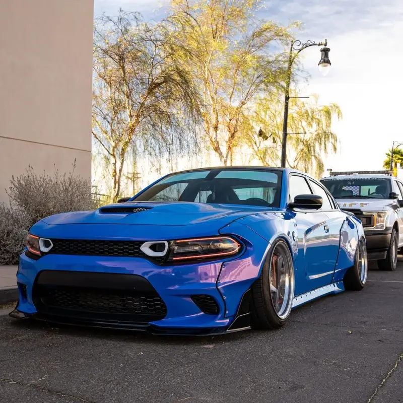 Best Gloss Metallic Diamond Blue Red Car Vinyl Wrap| Blue Red Vinyl Wrap