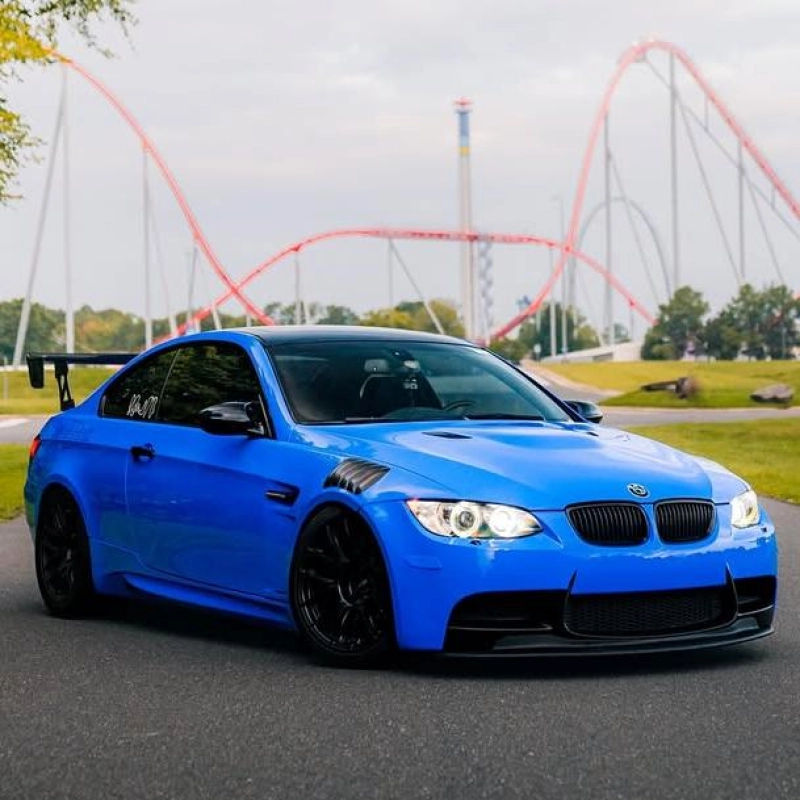 Best Gloss Voodoo Blue Vinyl Wrap| Crystal Doger Blue Wrap