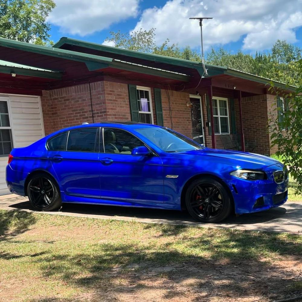 Best Metallic Deep Blue Wrap | Gloss Deep Blue Vinyl Wrap