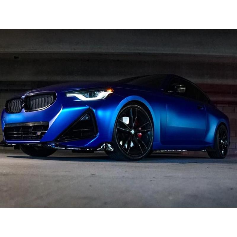 Best Matte Blueberry Car Wrap | Metallic Blueberry Vinyl Wraps - ALUKOVINYL