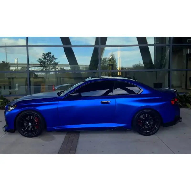 Best Matte Blueberry Car Wrap | Metallic Blueberry Vinyl Wraps - ALUKOVINYL