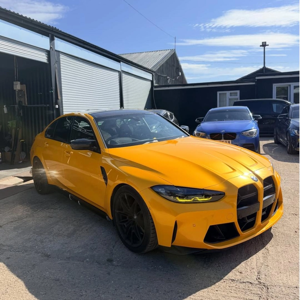 Best Gloss Golden Yellow Car Wrap | Metallic Golden Yellow Vinyl Wraps