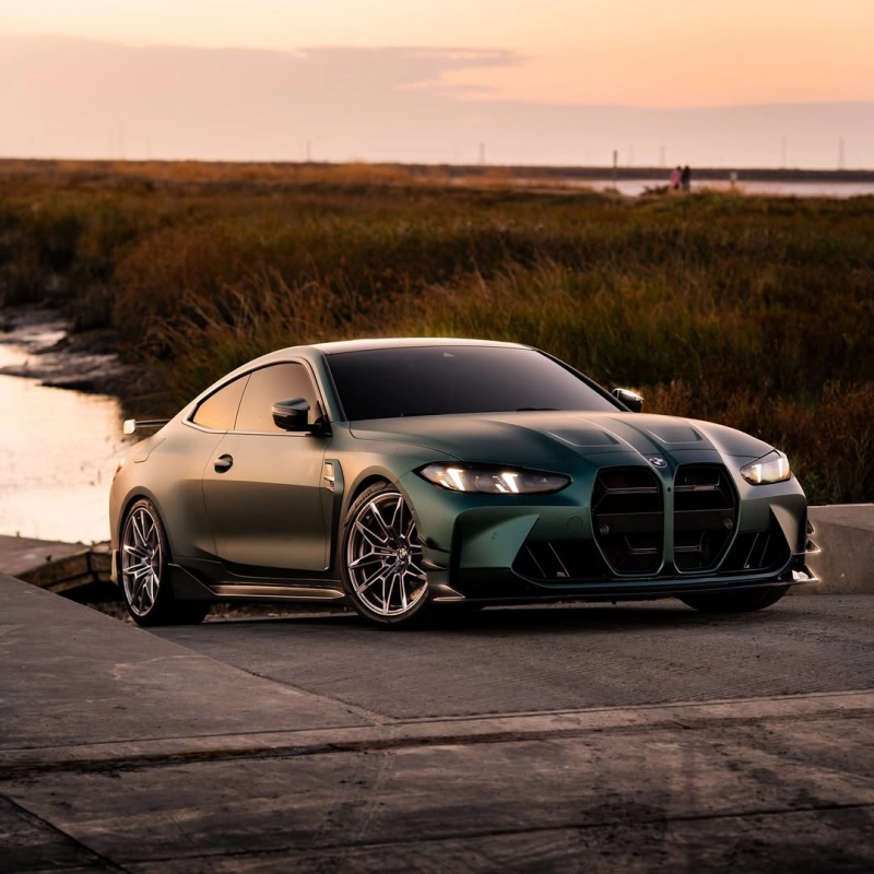 Matte Hunter Green Car Wrap | Metallic Satin Hunter Green Vinyl Wraps ...