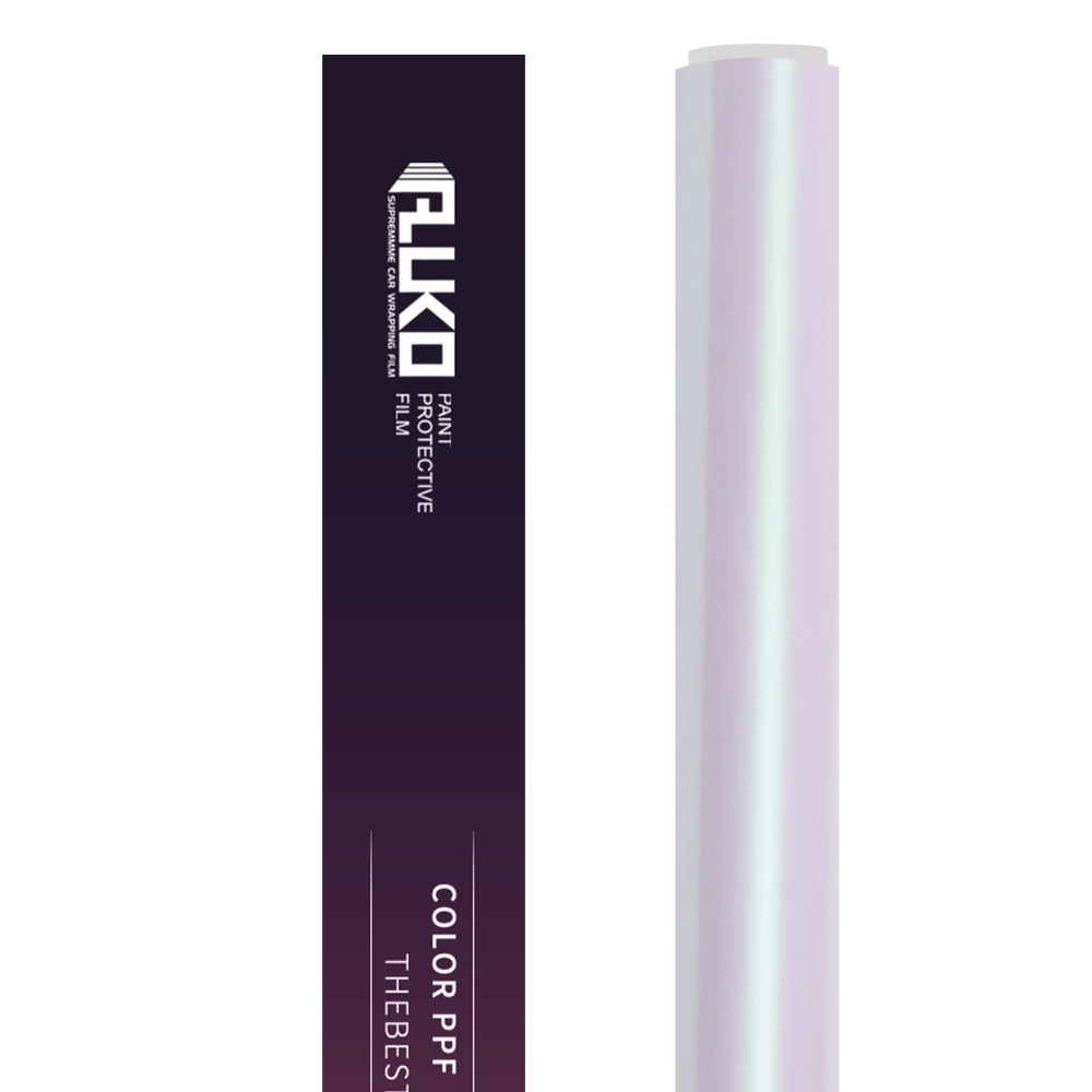 TPU Gloss Metallic Chameleon Dawning White Colored PPF