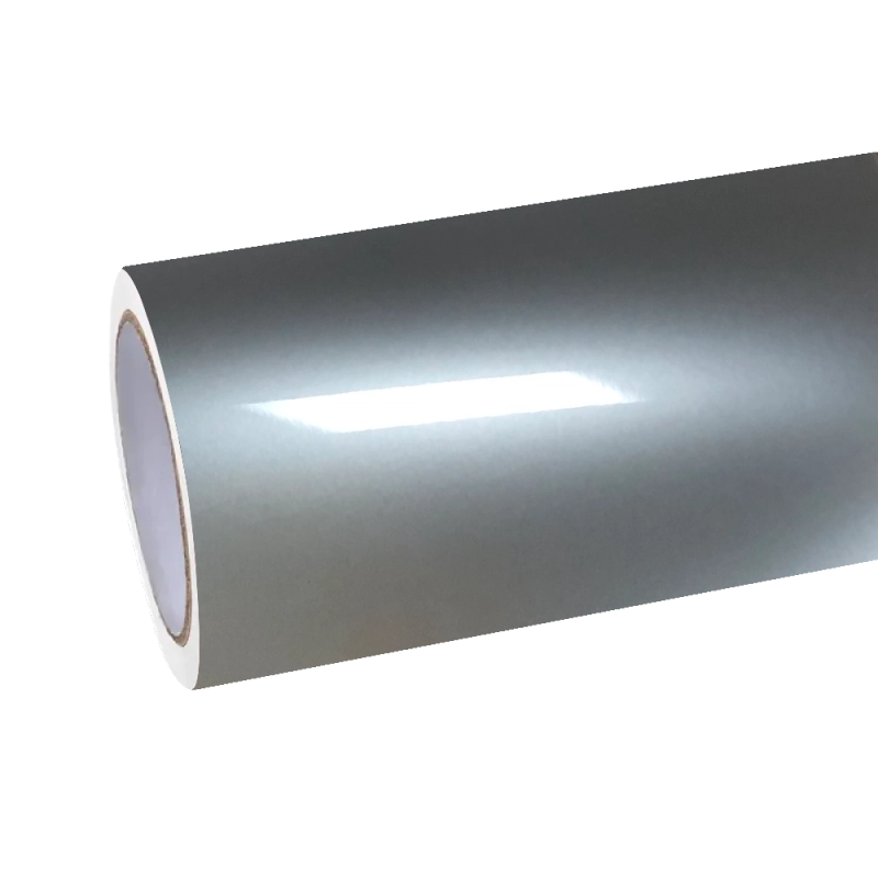 Gloss Shiny Silver Car Wrap | Shiny Silver Wraps |Alukovinyl