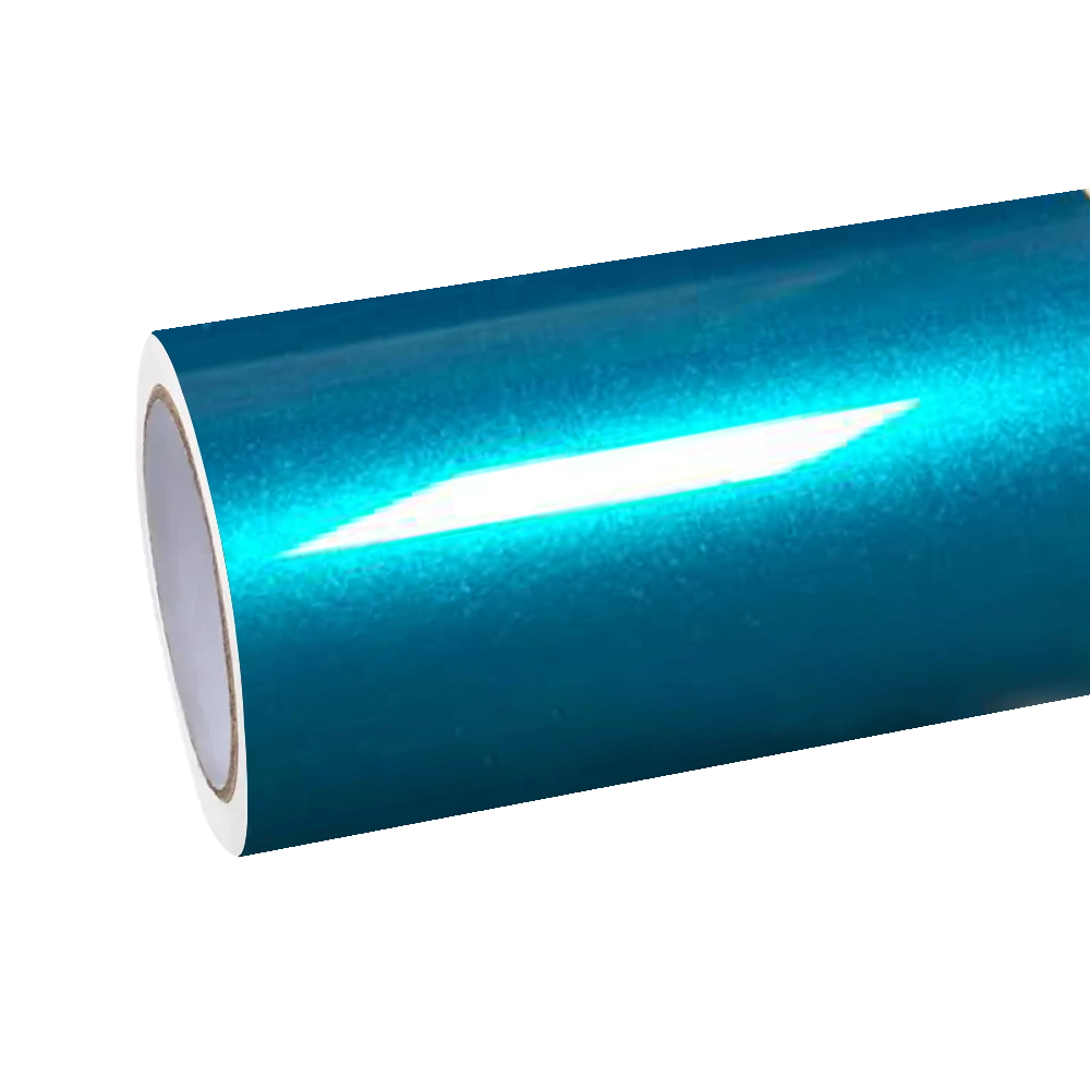 Gloss Atomic Teal Vinyl Wrap | Metallic Atomic Teal Car Wraps - ALUKOVINYL
