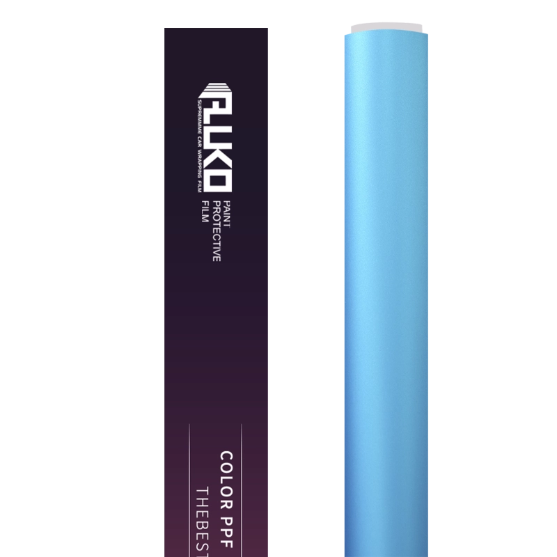 TPU Satin Tunisian Blue Colored PPF Paint Protection Film