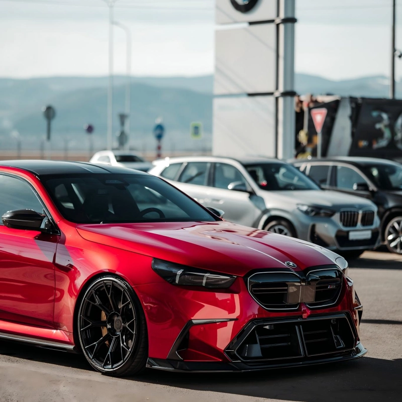 Best Gloss Liquid Ruby Red Car Wrap | Metallic Liquid Ruby Red Vinyl Wraps
