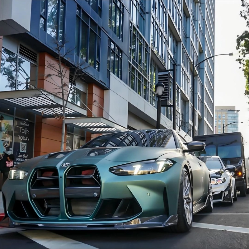 Matte Hunter Green Car Wrap | Metallic Satin Hunter Green Vinyl Wraps ...