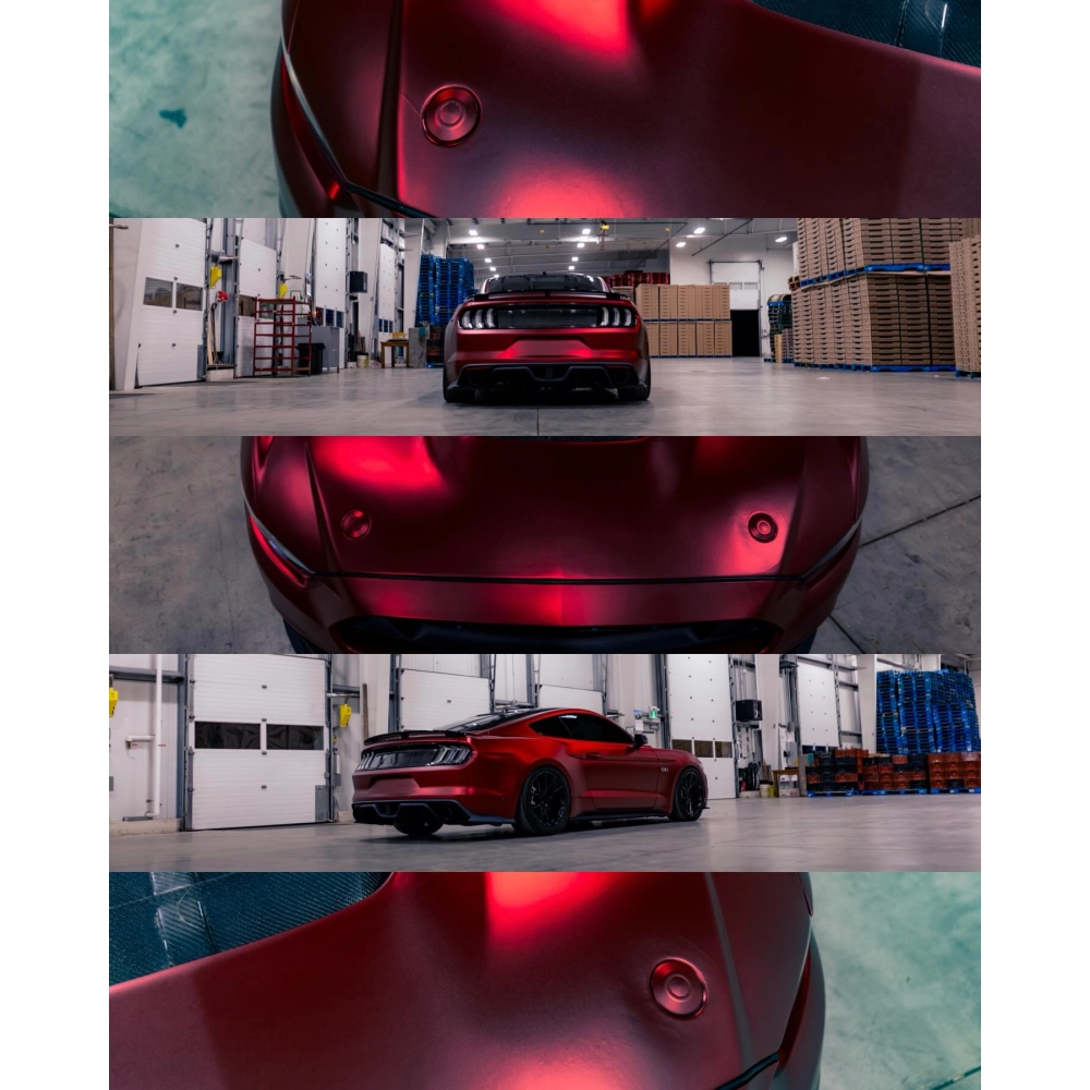 Chrome Metallic Romani Red Vinyl| Romanee Red Vinyl Wraps -ALUKOVINYL