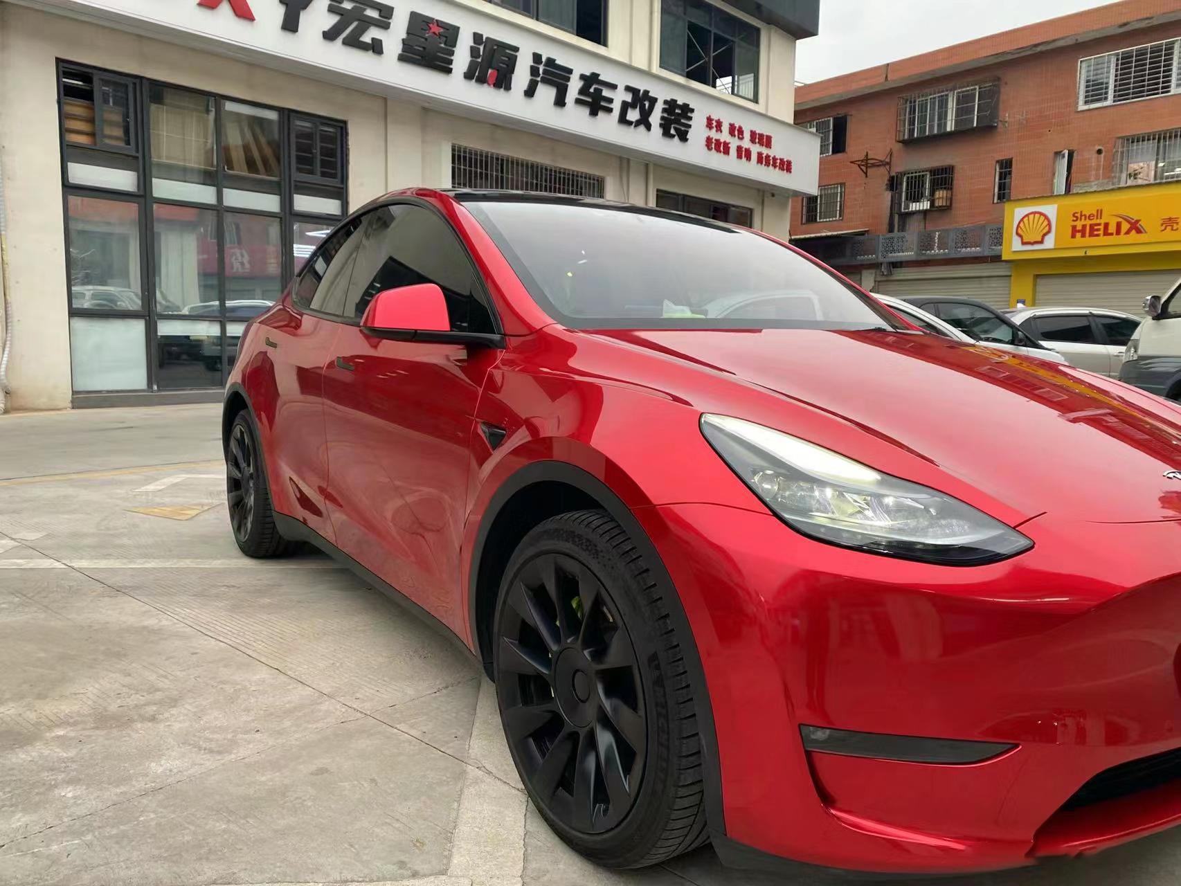 Best Gloss Dark Red Vinyl Wrap | Dark Red Metallic Vinyl Wraps