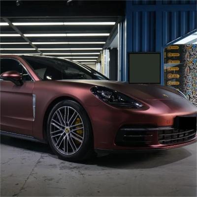 Matte Wine Red Vinyl Wrap | Wine Red Car Wraps -Alukovinyl