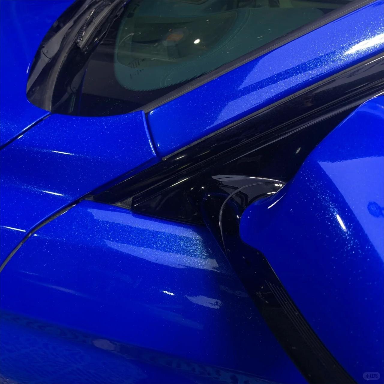 Gloss Diamond Blue Wrap | Metallic Sparkle Blue Vinyl Wraps - ALUKOVINYL