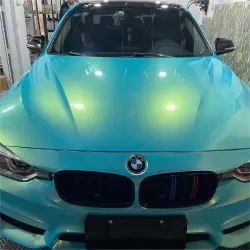 Gloss Chameleon Gold Blue Car Wrap | Metallic Chameleon Gold Blue Vinyl ...