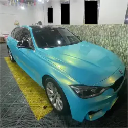 Gloss Chameleon Gold Blue Car Wrap | Metallic Chameleon Gold Blue Vinyl ...