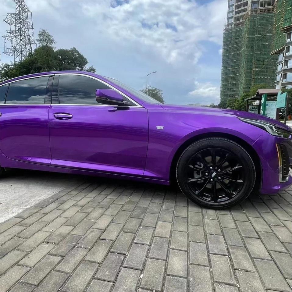 Super Gloss Grape Purple Car Wrap | Metallic Grape Purple Vinyl Wraps
