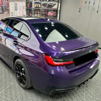 Best Gloss Dark Purple Vinyl Wrap | Velvet Purple Car Wraps