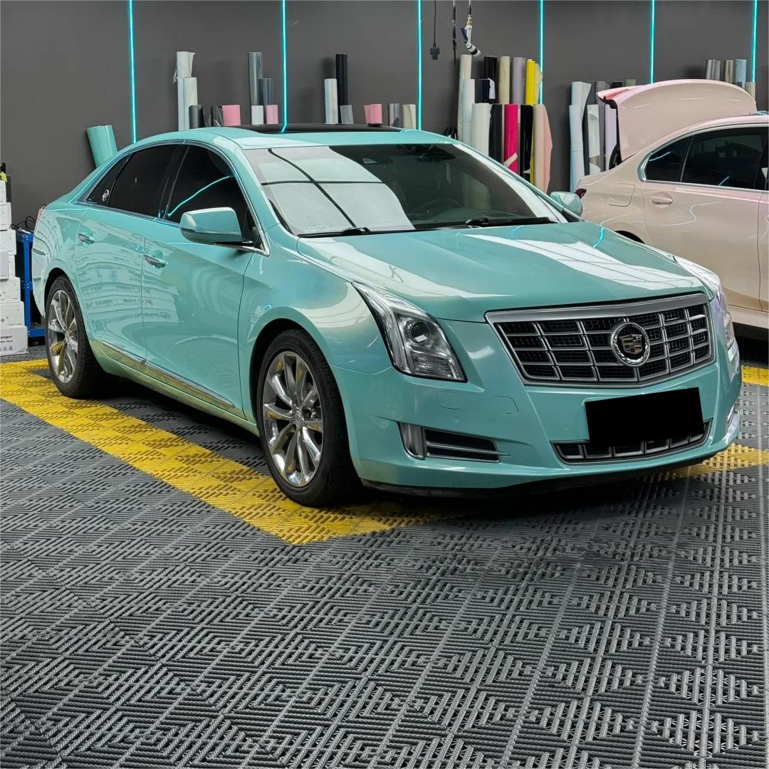 Gloss Rainbow Tiffany Blue Car Wrap | Metallic Rainbow Tiffany Blue ...