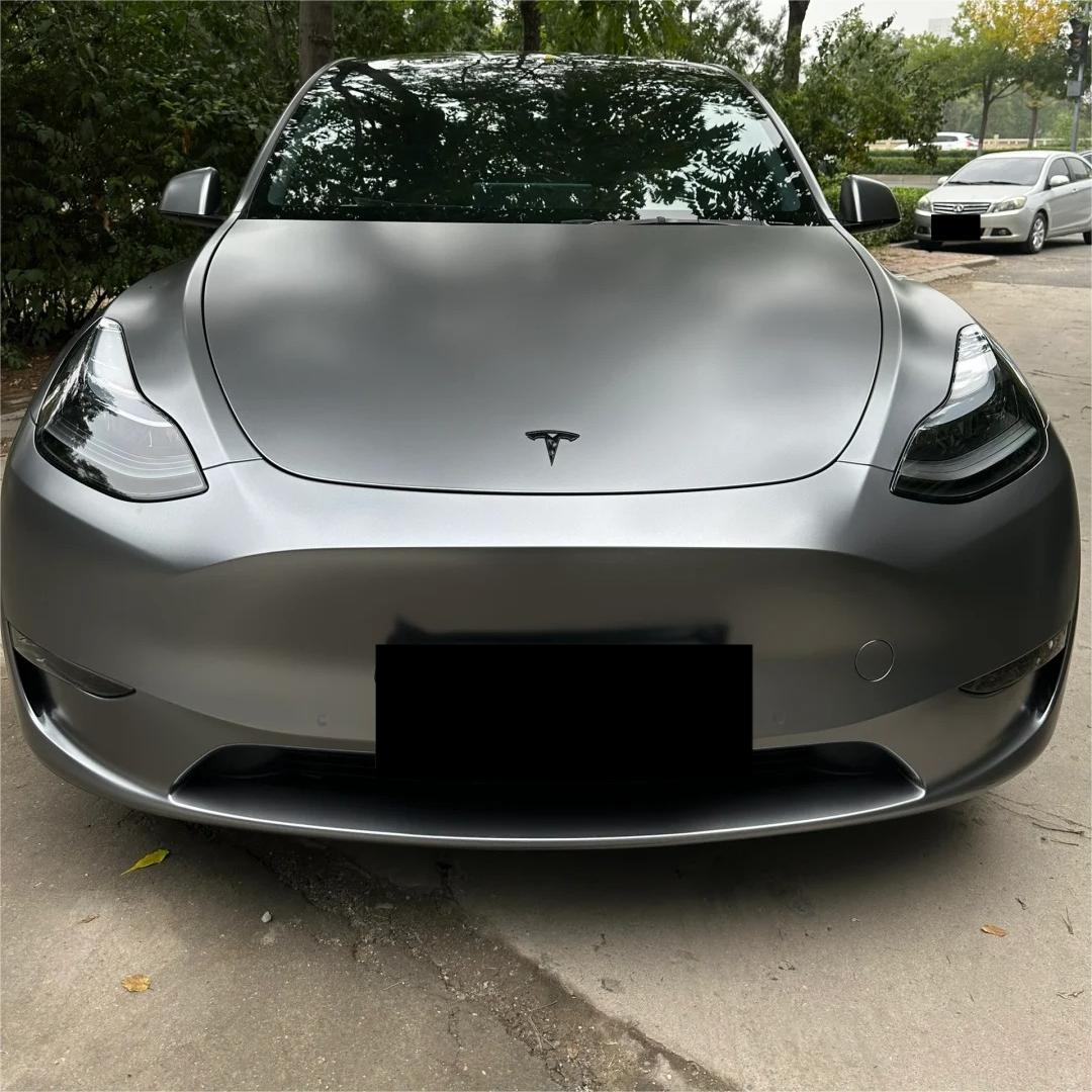 Matte Titanium Grey Car Wrap | Matte Metallic Titanium Grey Vinyl Wraps ...