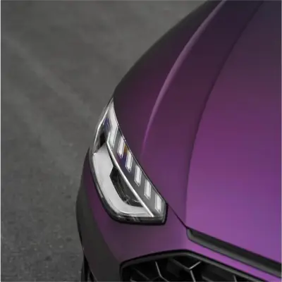 Best Matte Russian Violet Car Wrap | Matte Russian Violet Vinyl Wraps