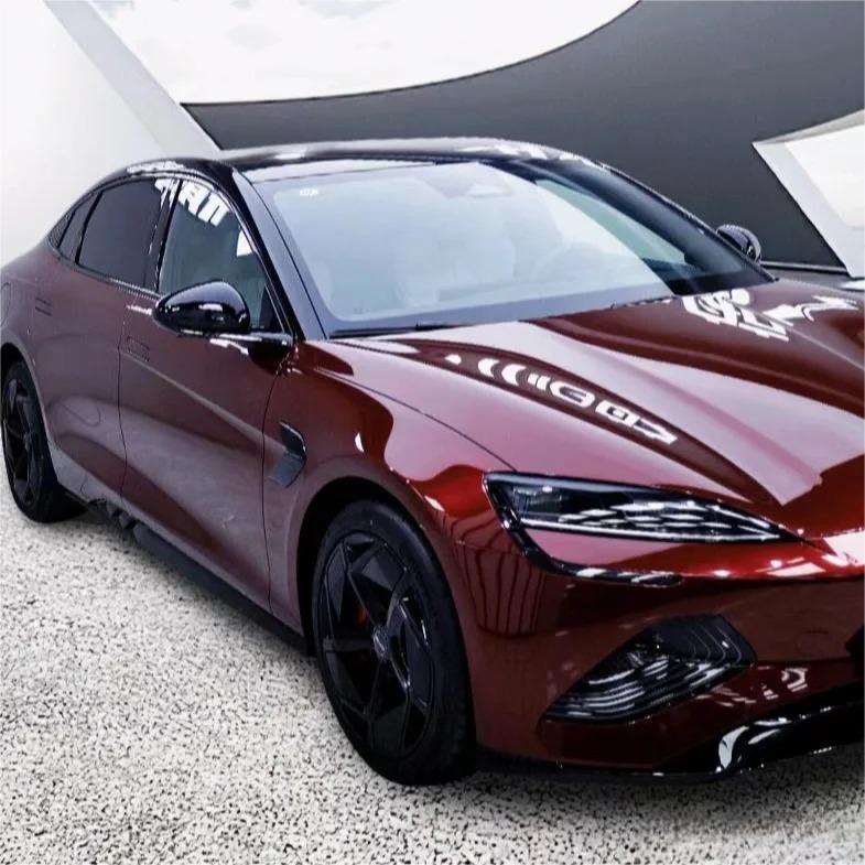Gloss Dragon Red Car Wrap | Metallic Dragon Blood Red Vinyl Wraps