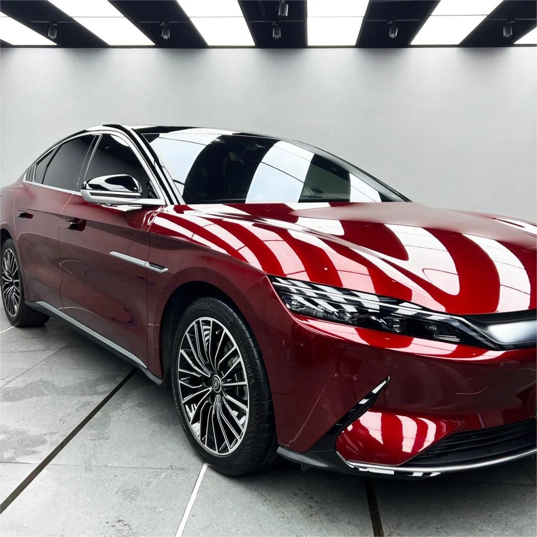 Glossy Metallic Liquid Dragon Blood Red Car vinyl Wrap
