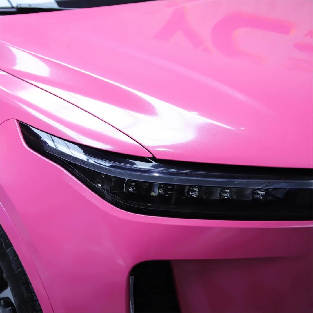 Gloss Pink Glitter Car Wrap | Metallic Sparkle Pink Vinyl Wraps ...