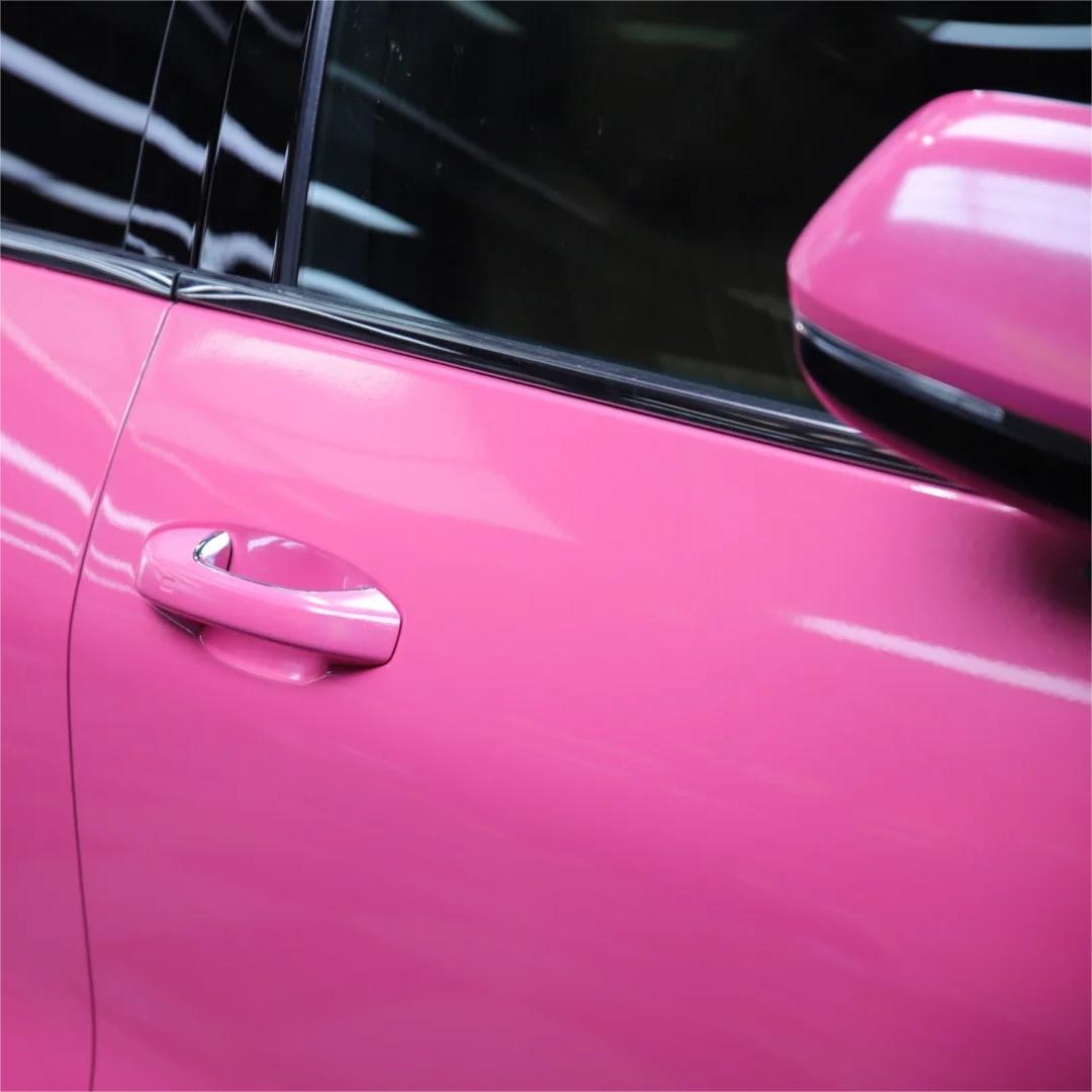 Gloss Pink Glitter Car Wrap | Metallic Sparkle Pink Vinyl Wraps ...