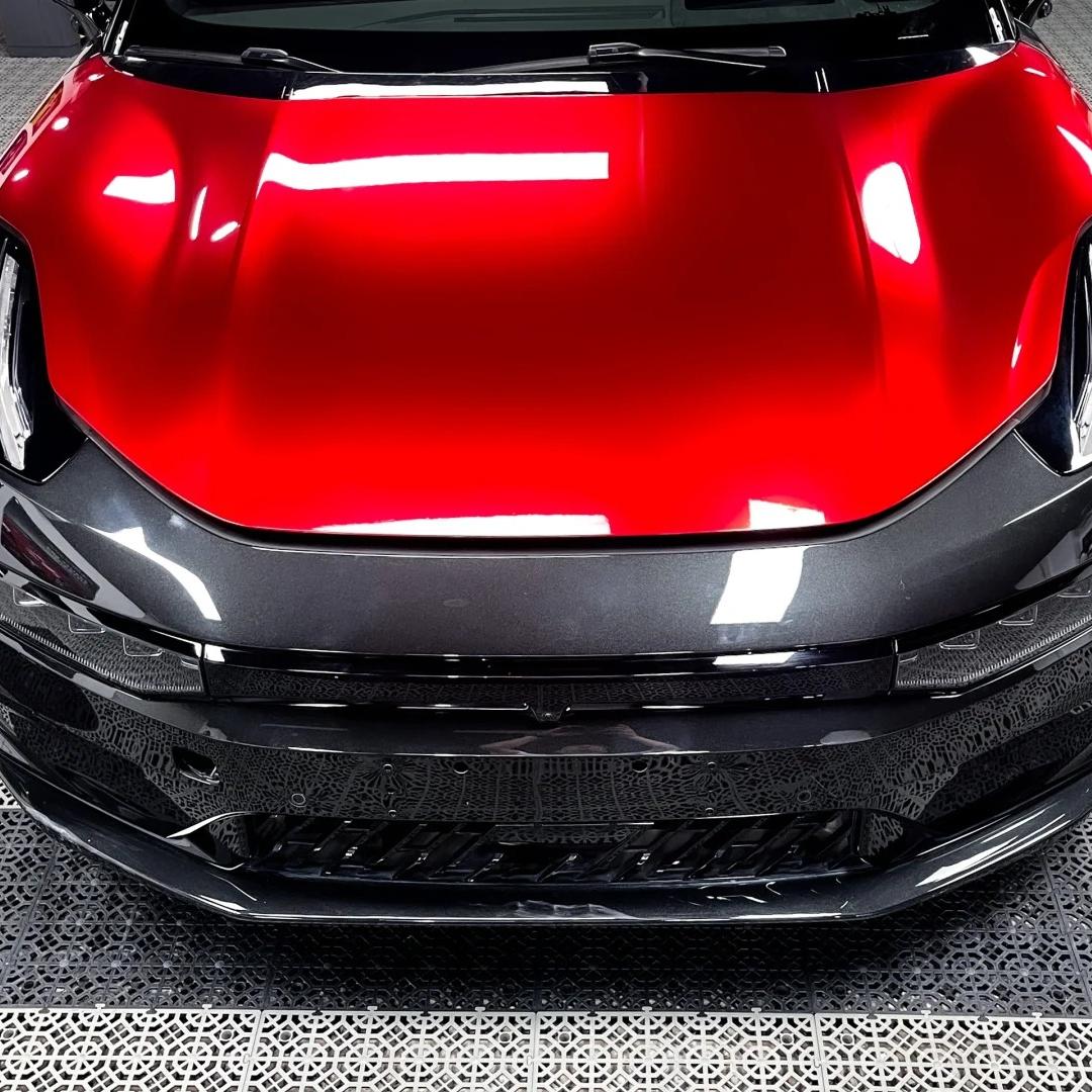 Best Gloss Liquid Ruby Red Car Wrap | Metallic Liquid Ruby Red Vinyl Wraps