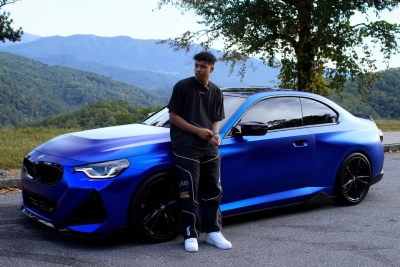 Best Matte Blueberry Car Wrap | Metallic Blueberry Vinyl Wraps - ALUKOVINYL