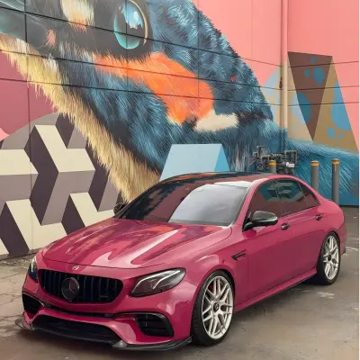 Best Gloss Ruby Star Red Wrap | Ruby Star Vinyl Wraps - ALUKOVINYL