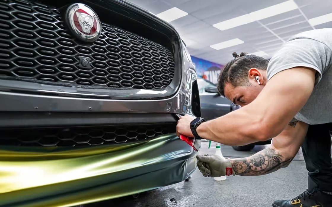 The most detailed tutorial ever on wrapping a car bumper with vinyl