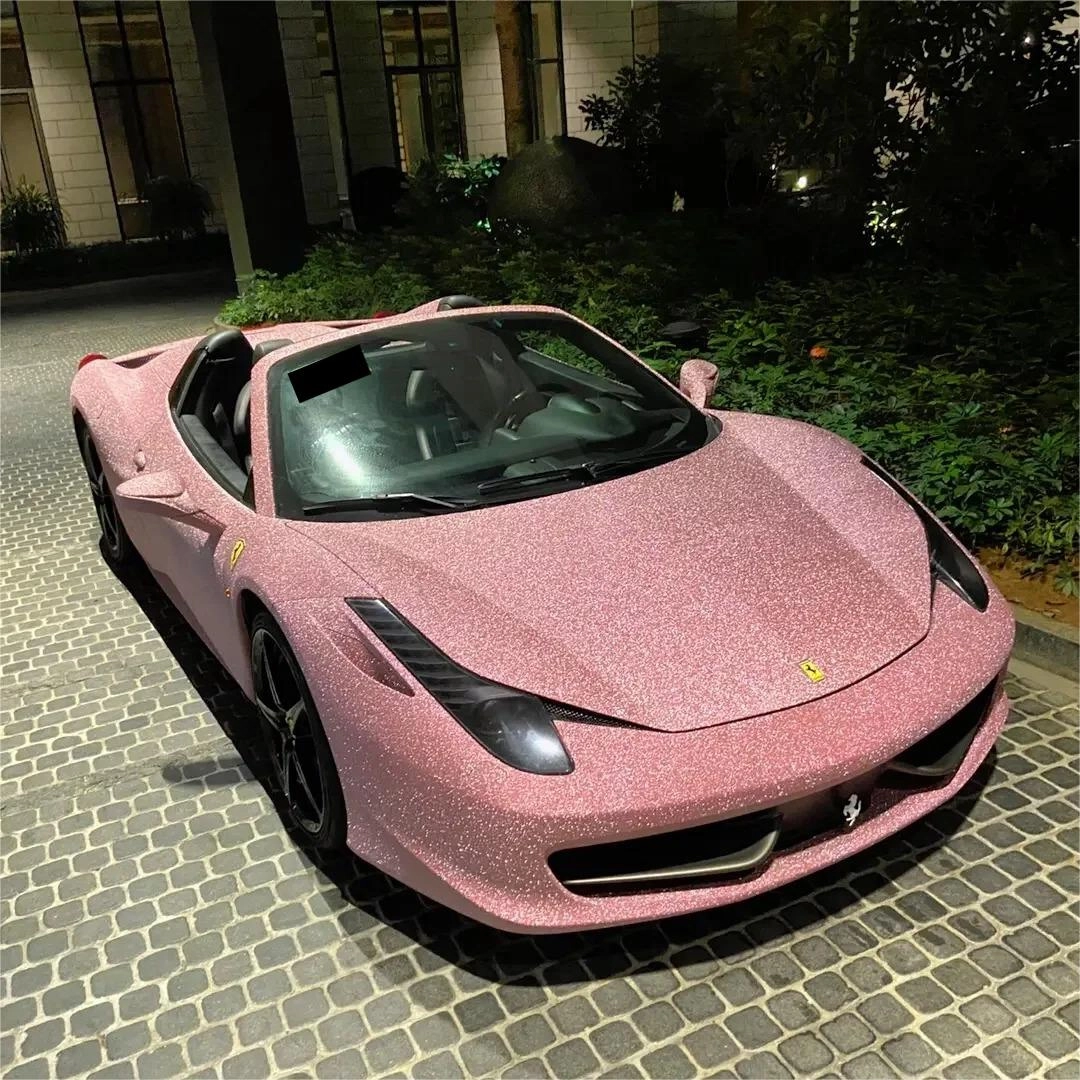 pink car