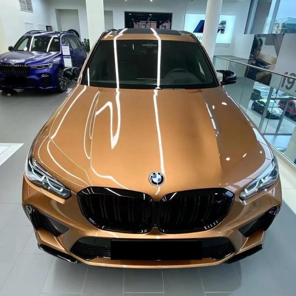 Enhance Your Ride with Gloss Crystal Caramel Brown Car Vinyl Wrap