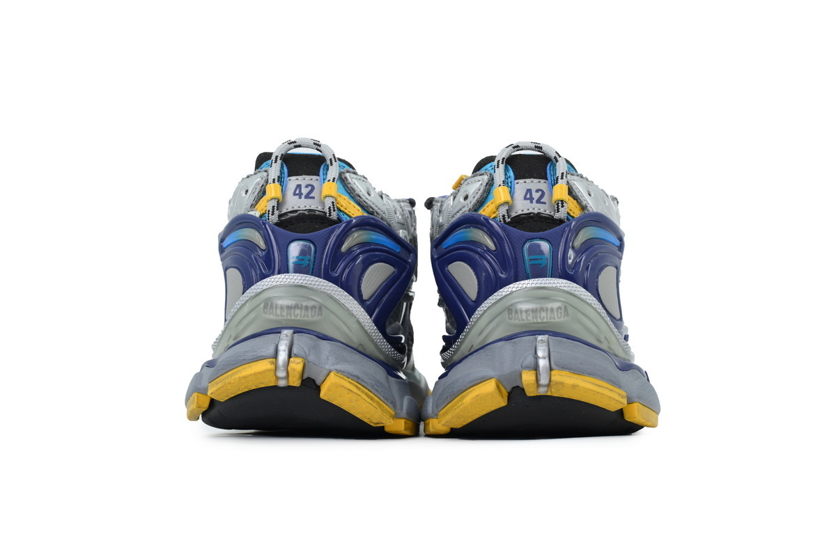 Top EM Sneakers Balenciaga Runner Sneaker Silver Gray - emsneakers.com