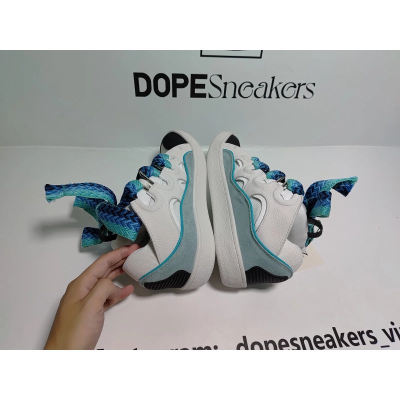 Lanvin Leather Curb Light Blue Gum Reps For Sale