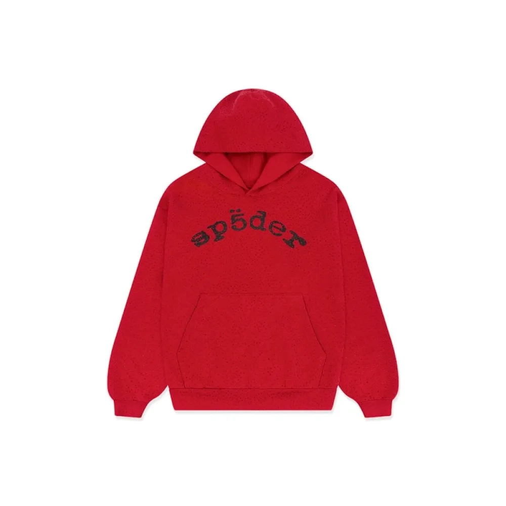 Cheap Sp5der P*NK Hoodie Black Reps