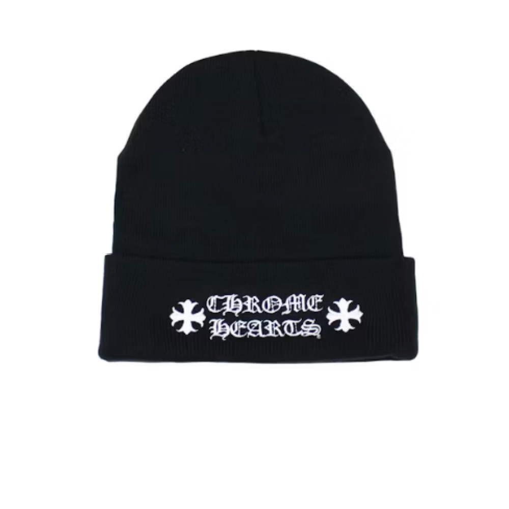 Chrome Hearts Logo Beanie Black