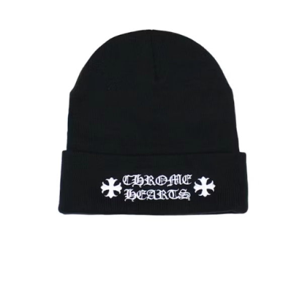 Chrome Hearts Logo Beanie Black